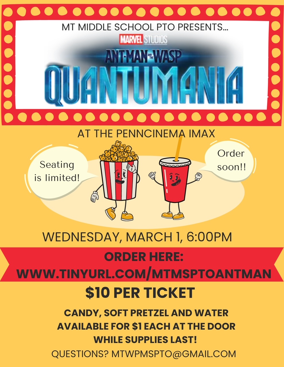 MTMS Movie Night: Ant-Man and the Wasp Quantumania – Manheim Township ...